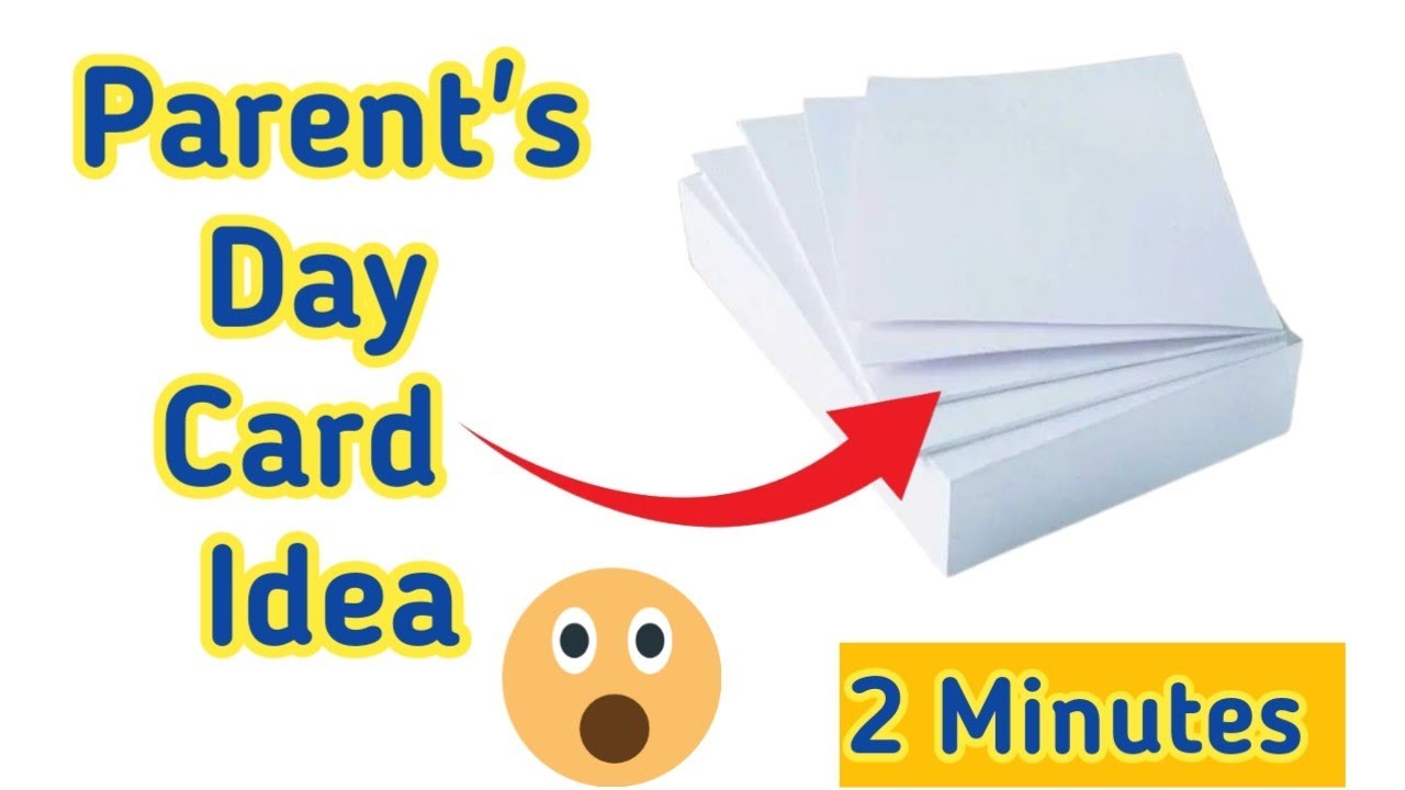 Parent's Day Greeting Card Ideas | Easy & Beautiful Parent's Day Card ...