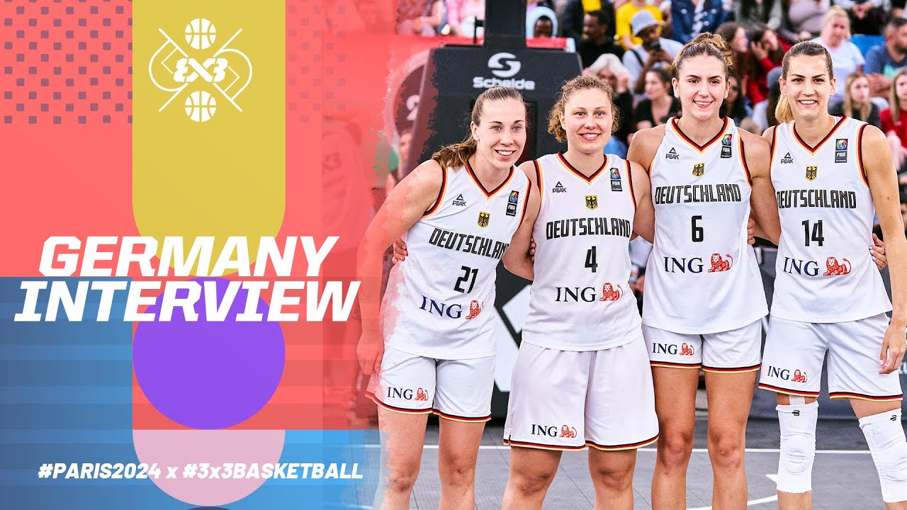 Germany's 🇩🇪 Women Olympic Team | Interview | 3x3 Basketball - YouTube