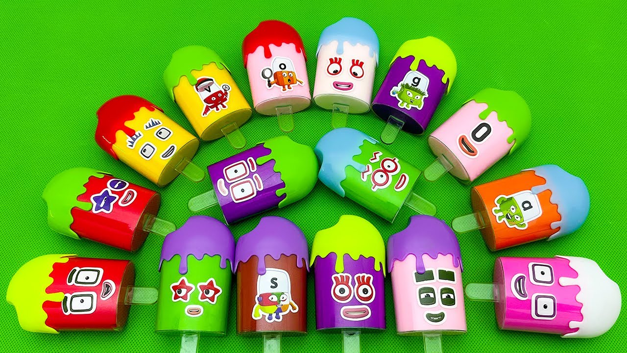 Numberblocks, Alphablocks looking for All CLAY in Ice-cream. Mix ...