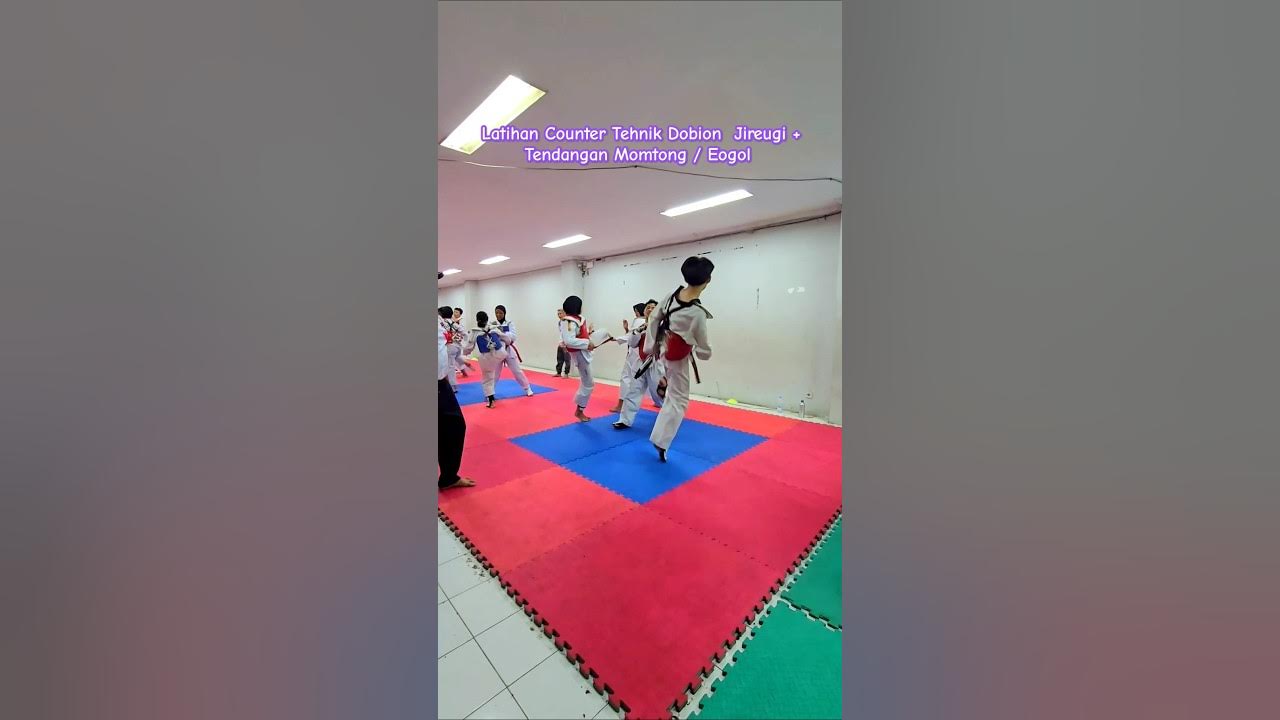 Counter Dobion Jireugi + Momtong/ Eogol Chagi #taekwondo #MasterAmrilYusam #berbagiilmu #foryou ...