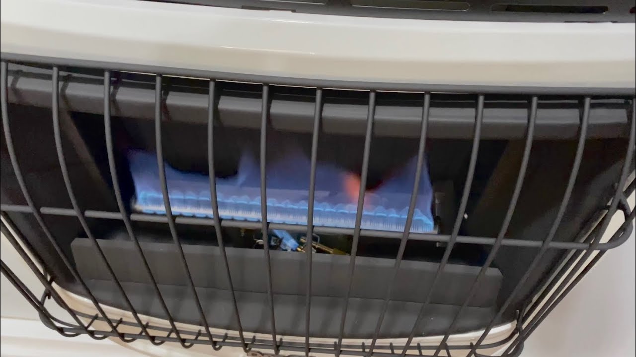How to install a blue flame wall heater. - YouTube