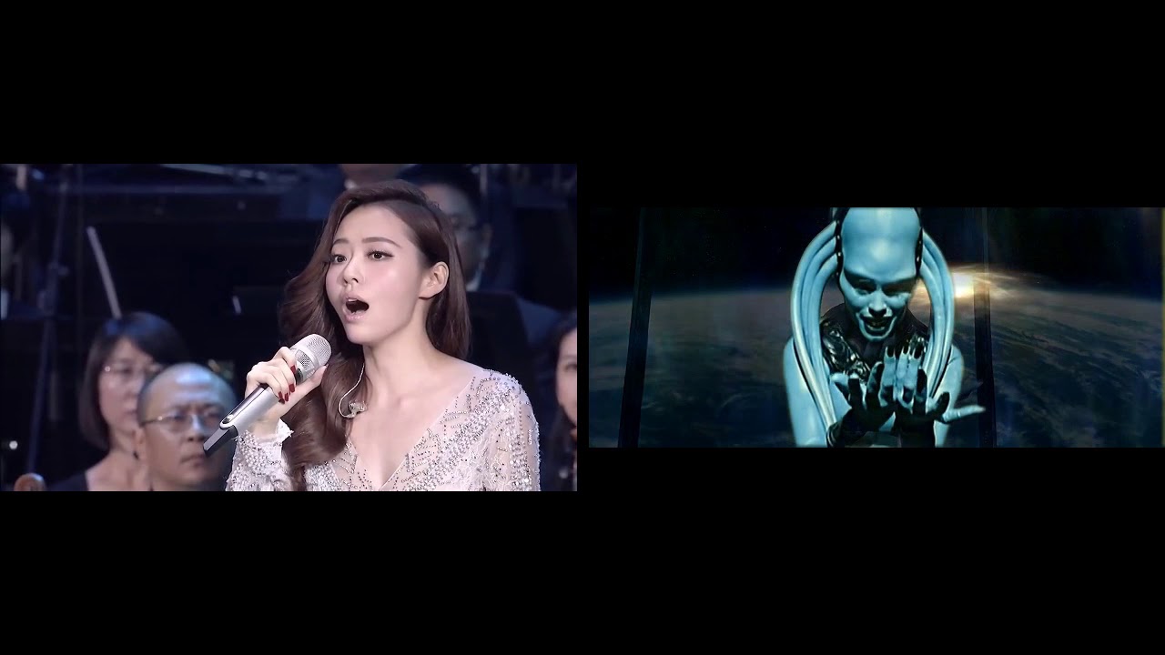 Jane Zhang vs robot from the Fifth Element - YouTube