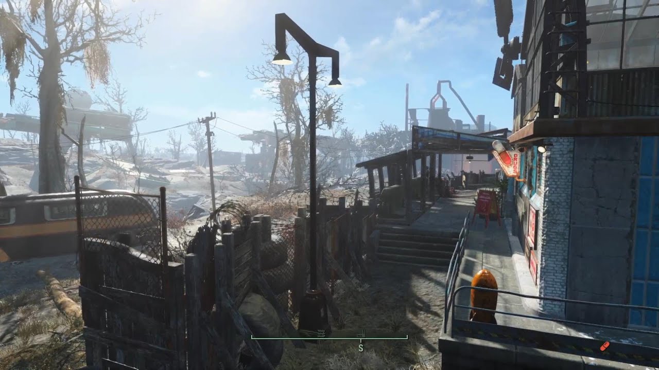 Fallout 4 The Slog Settlement Build Tour (No Mods) - YouTube