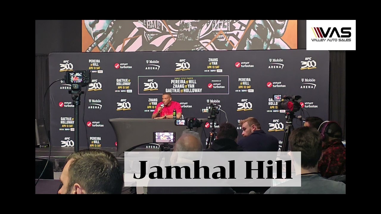 Jamhal Hill UFC 300 Media Day - YouTube