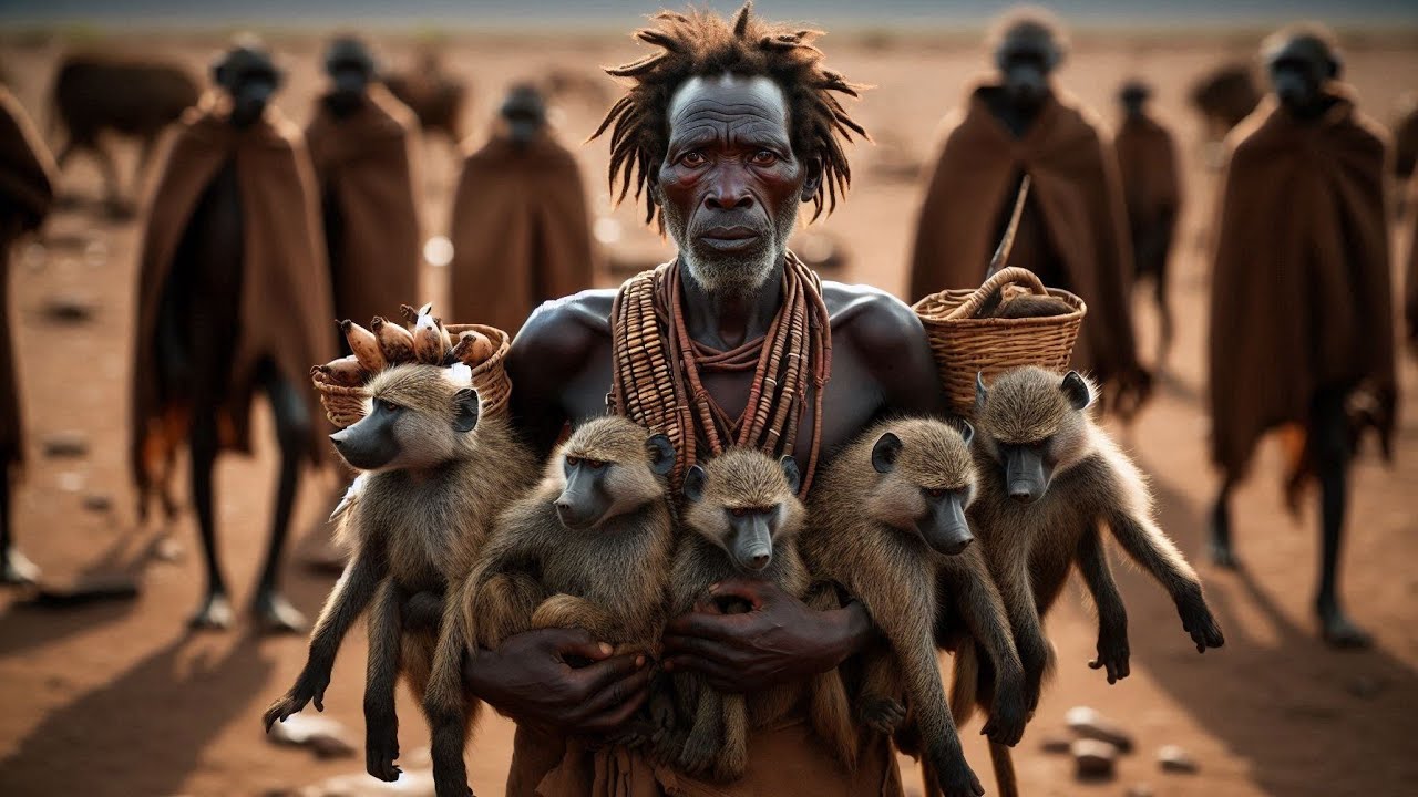 Hadzabe Tribe See How Catch & Eat A monkey's / Full Documentary - YouTube