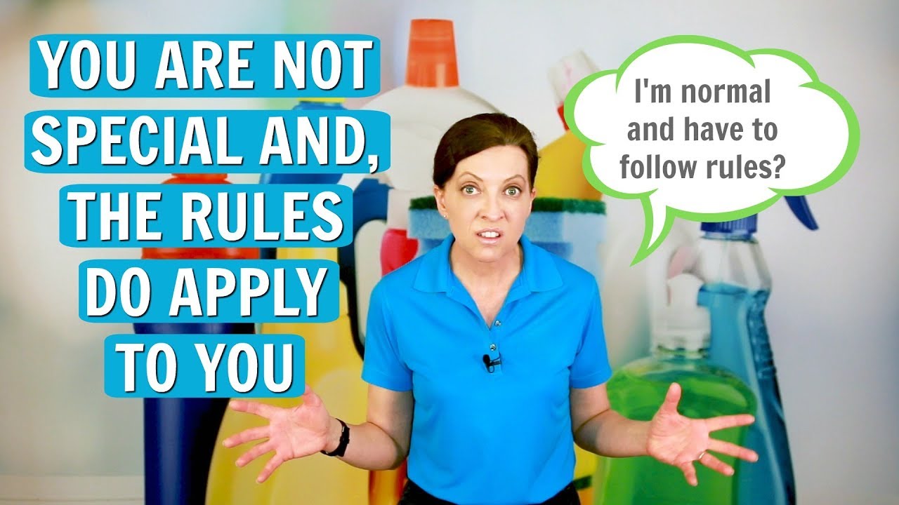 You're Not Special and The Rules Do Apply To You - YouTube