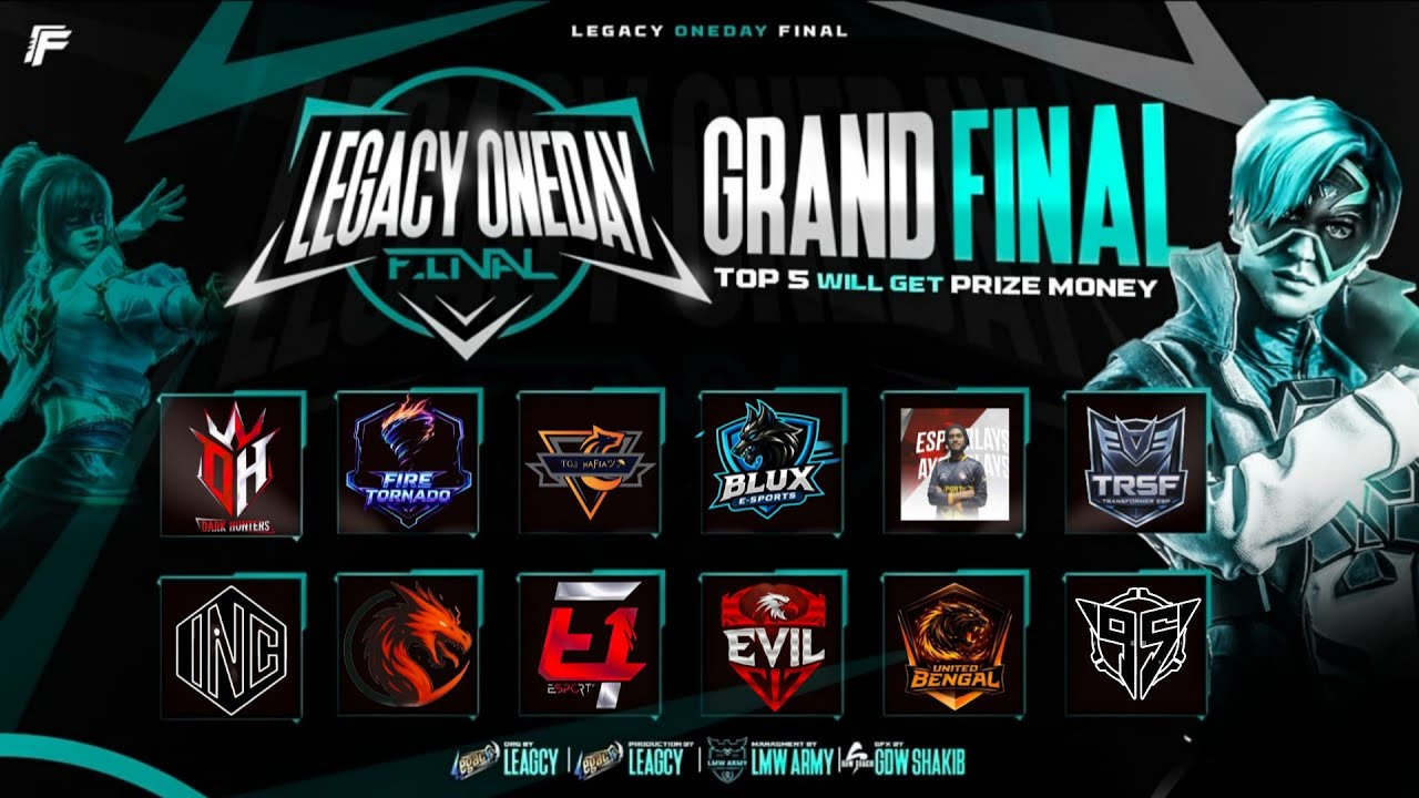 [🚨LIVE] LEGACY ONE DAY FINAL DAY-230 || PRESENTED BY LEGACY E-SPORTS ...