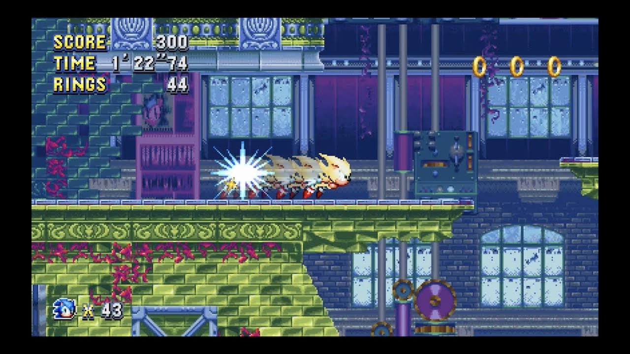 Sonic Mania: Press Garden Zone Act 1 (Super Sonic) [1080 HD] - YouTube