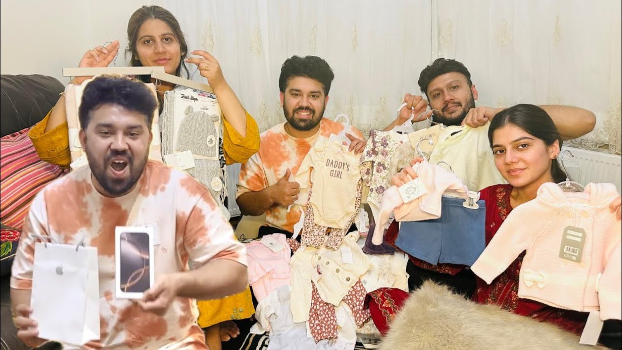 New Born Baby Shopping || Iphone 16 pro Max Unboxing 😍 - YouTube