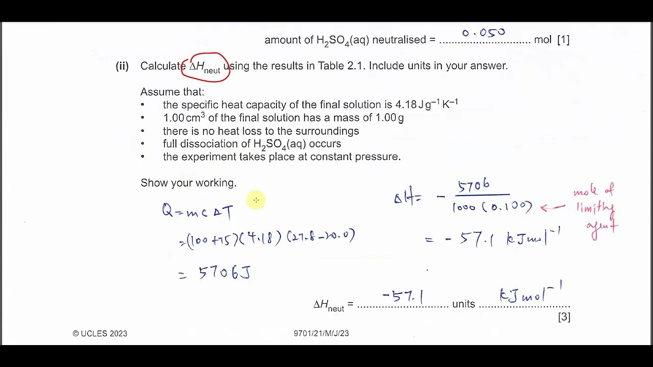 9701/21/M/J/23/Q2 Cambridge International AS Level Chemistry 9701 May ...