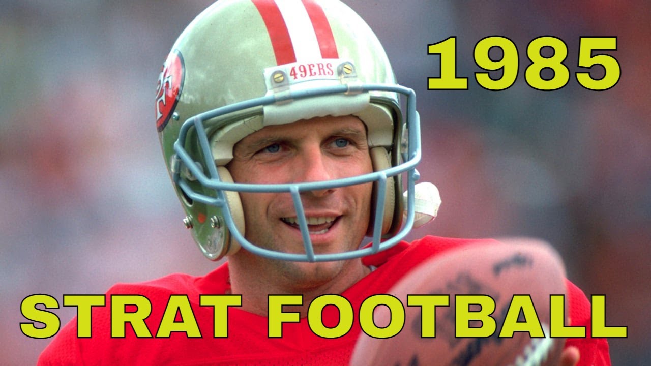 Strat-O-Matic C&D FOOTBALL: 1985 NY Giants vs. 1985 SF 49ers (Simms vs ...