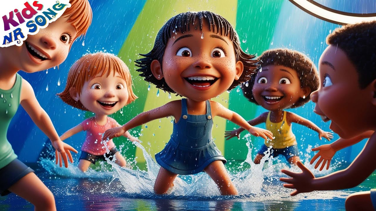 Kids Love Dancing in the Rain Song for Kids | Fun & Magical Animated Song - YouTube
