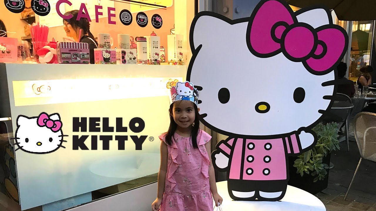 HELLO KITTY CAFE Opens In The Bay Area! - YouTube