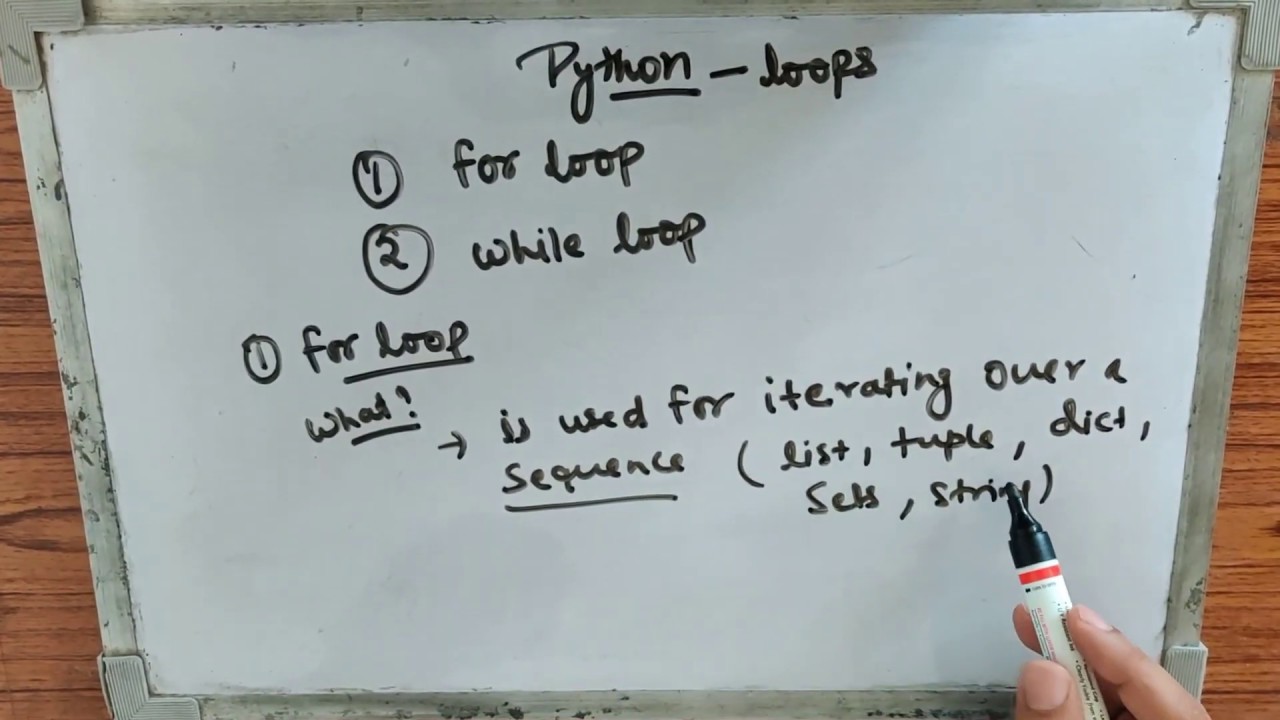 Python Loop Python 09 For Loop While Loop Youtube