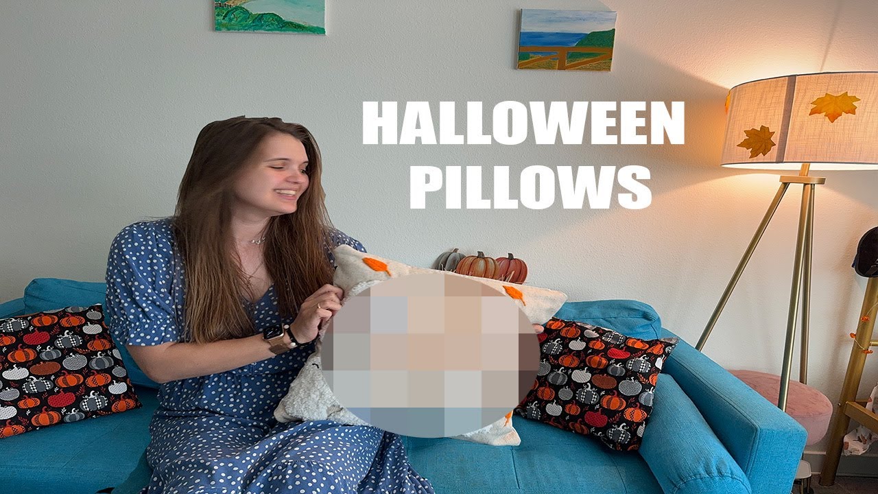HALLOWEEN PILLOWS - YouTube