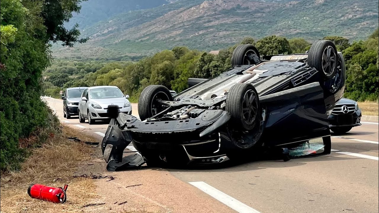 Dashcam car accident Corsica France 🇫🇷 July 2021 - YouTube