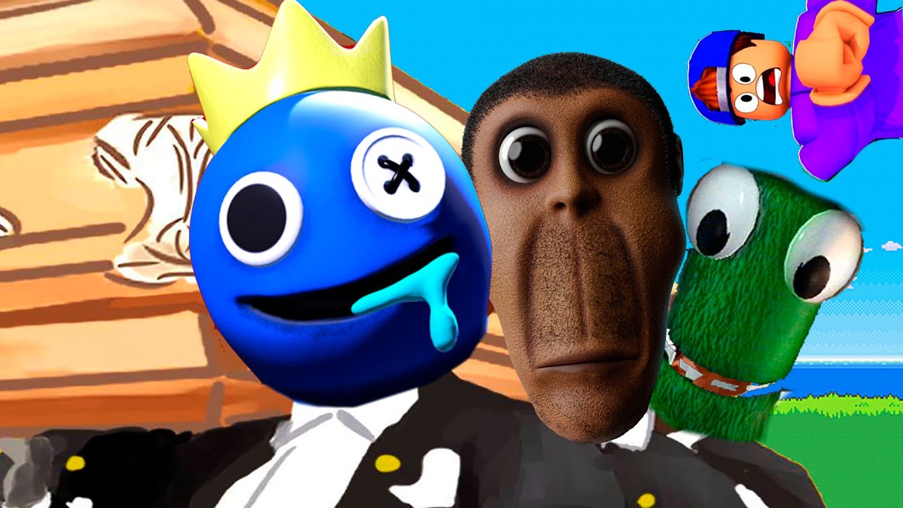 The Backrooms Obunga & Roblox Rainbow Friends Coffin Dance Cover - YouTube