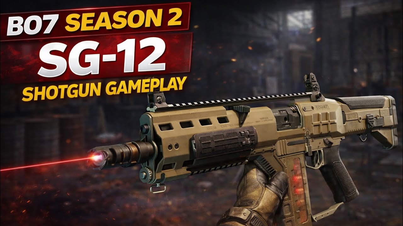 BO7 SEASON 2 SG-12 SHOTGUN GAMEPLAY BLACK OPS 7 #bo7 #blackops7 - YouTube
