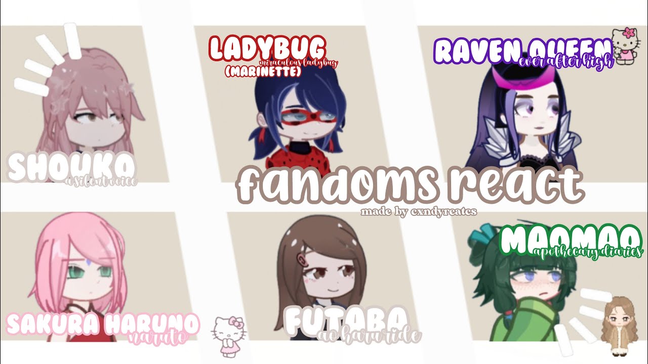 fandoms react to each other! introduction video ‧₊˚ ༉‧₊˚. - YouTube