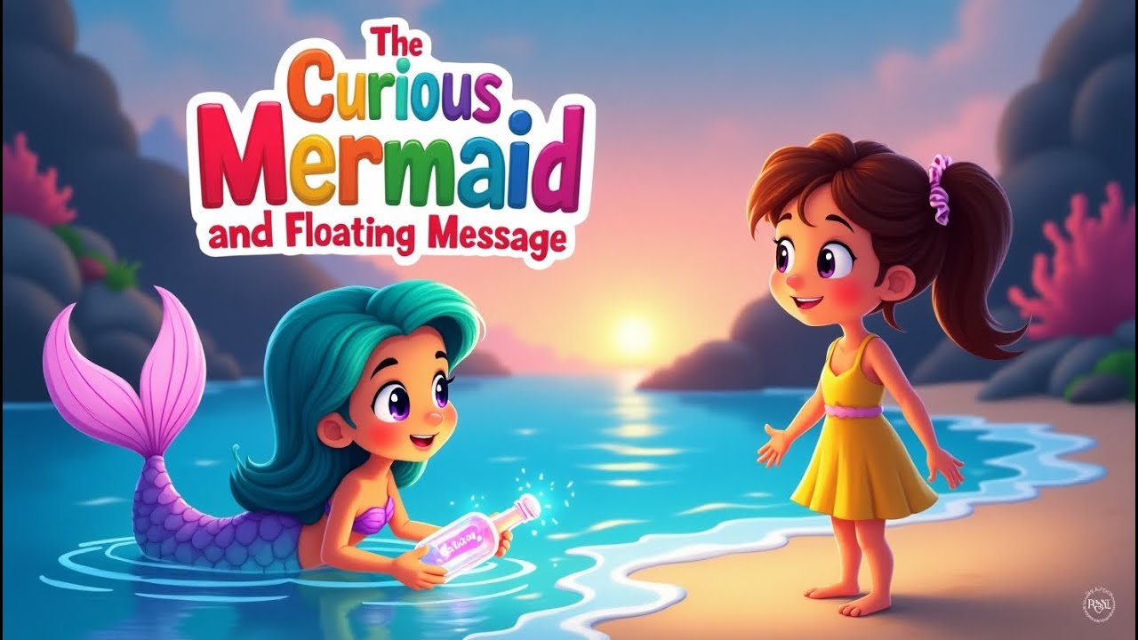 Fun Story for kids | The Little Mermaid and the Floating Message ...