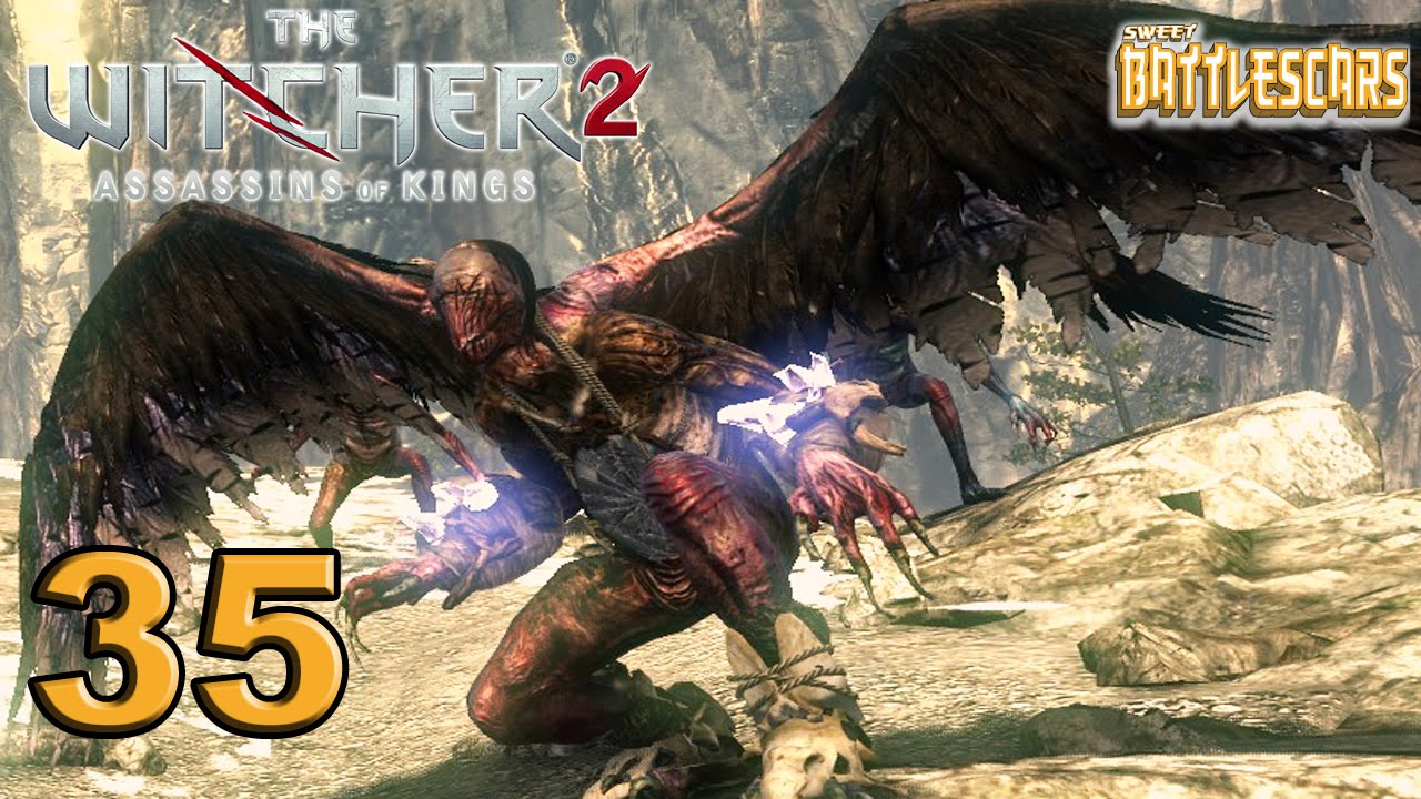 LET'S PLAY THE WITCHER 2 - KILLING THE HARPY QUEEN - 35 - YouTube