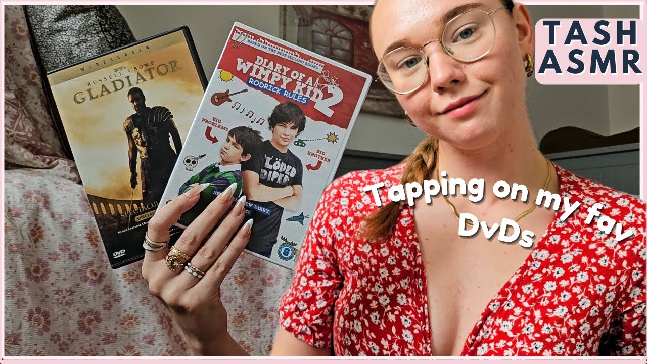 ASMR Tapping on my FAV DvDs *Whispers - YouTube
