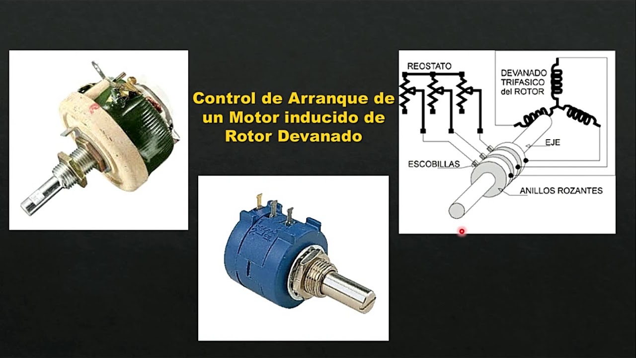 Motor trifásico de CA de rotor devanado - YouTube