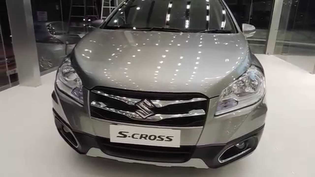 Maruti Suzuki S-Cross Premium Silky Silver Full View - YouTube