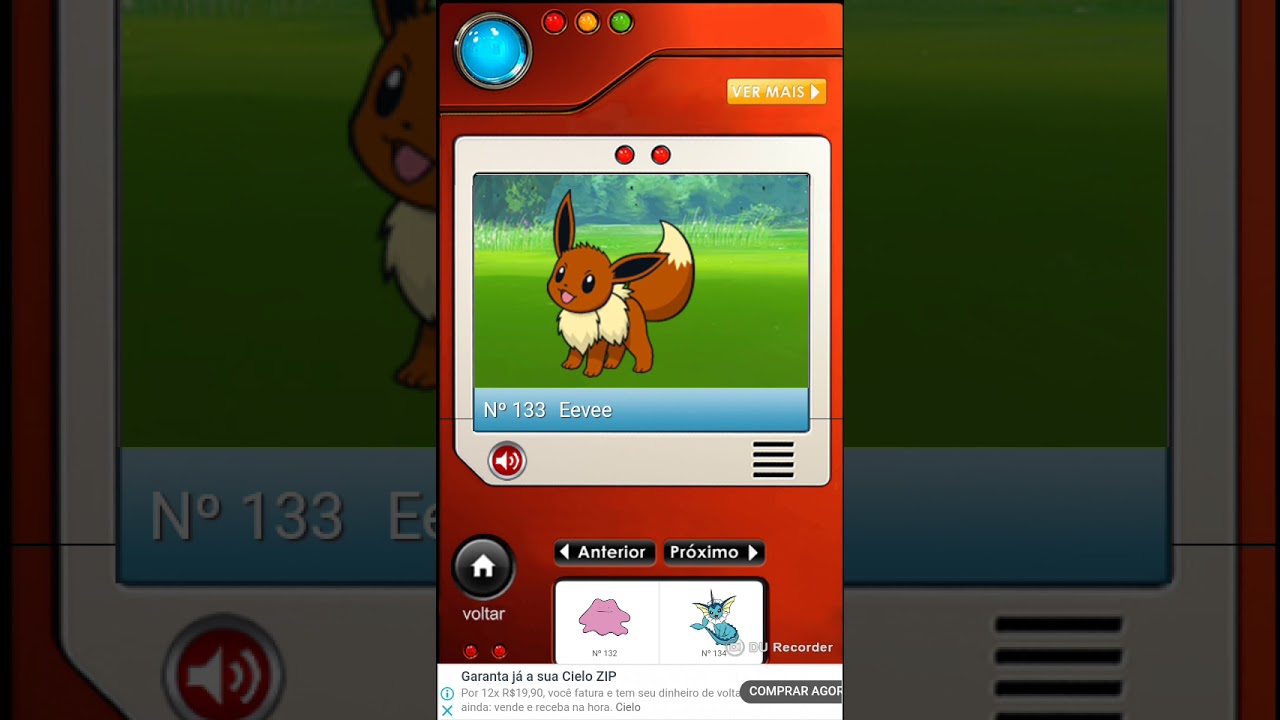 Eevee Pokedex