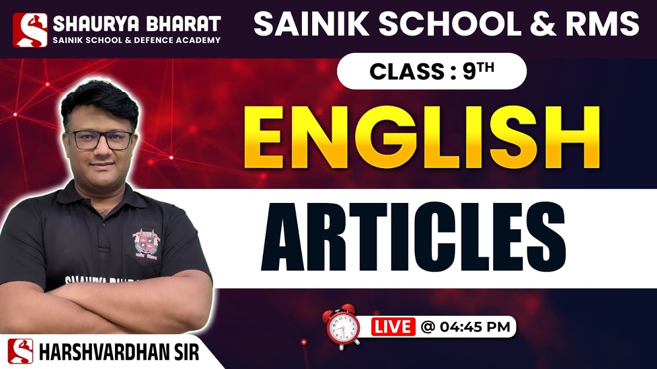 Articles - English class for Sainik School and RMS Class 9th by ...