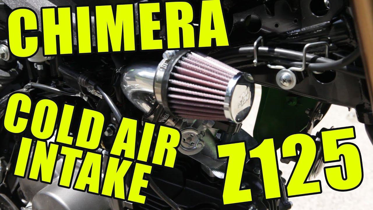Chimera Cold Air Intake Z125 Pro, Install / Review - YouTube