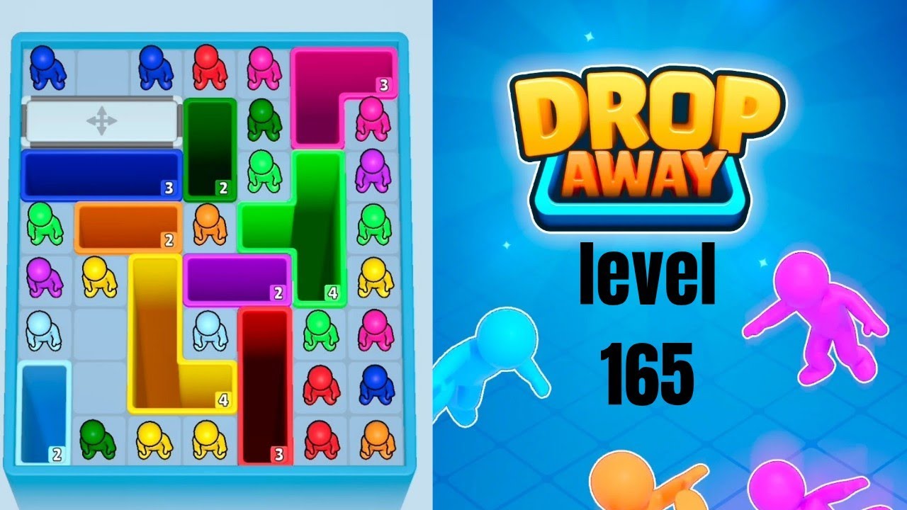 Drop Away level 165 Walkthrough Solution - YouTube