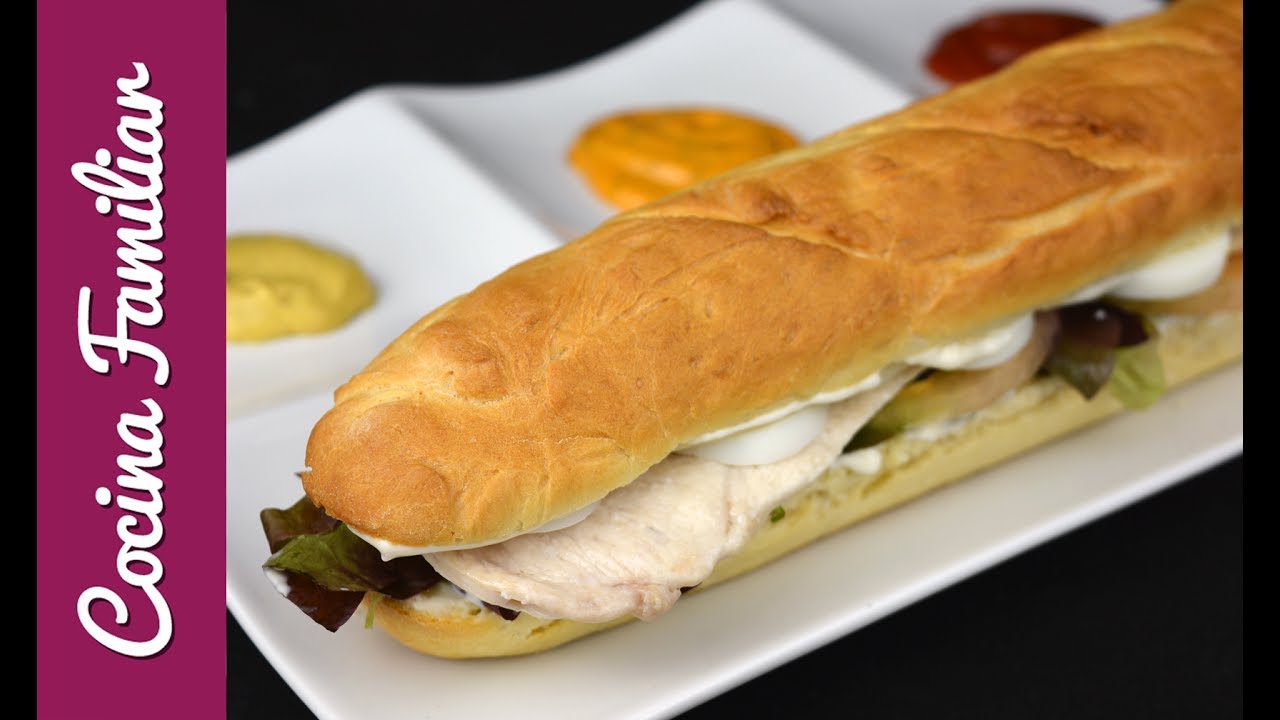 Bocadillo vegetal con la receta del pan | Recetas de Javier Romero ...