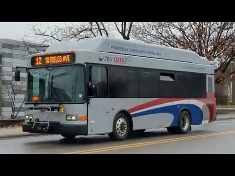 CNG Gillig low floor 30 footer 1706 cota - YouTube