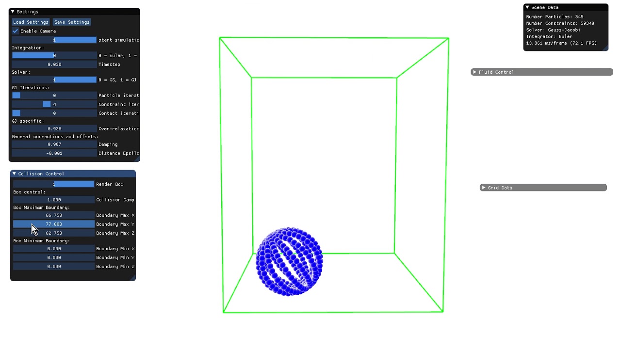 Position Based Dynamics - Solids - YouTube