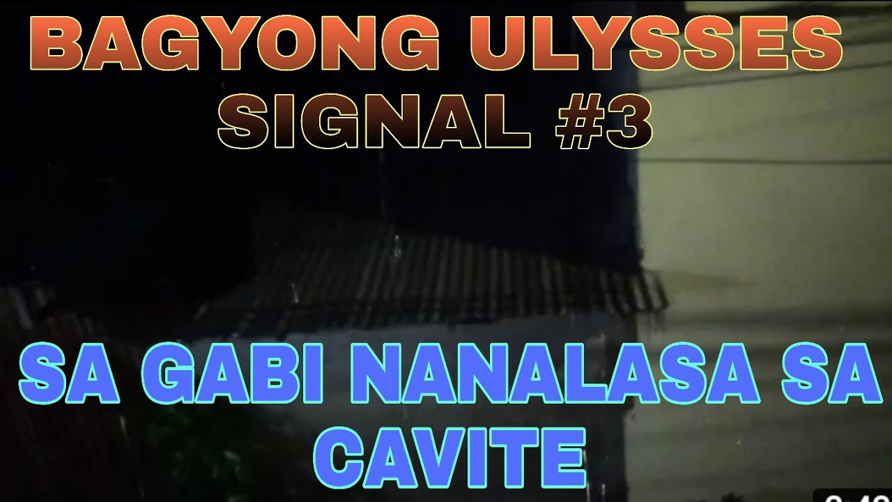 TYPHOON ULYSSES IN CAVITE SA GABI NANALASA... - YouTube