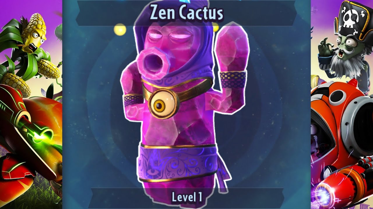 ep524: Zen Cactus Gameplay #PvZGW2 - YouTube