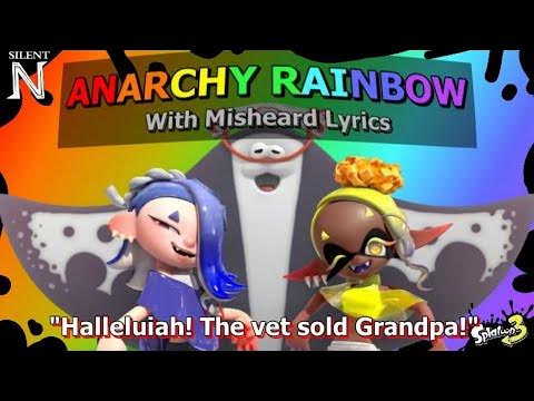 Misheard Lyric Video: "Anarchy Rainbow" ~Deep Cut (Splatoon 3) - YouTube