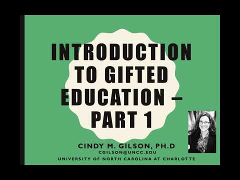 Introduction to Gifted Education Part 1: Characteristics of AIG ...
