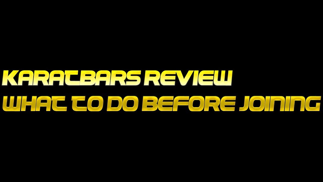 Karabars review what to do before you join - YouTube