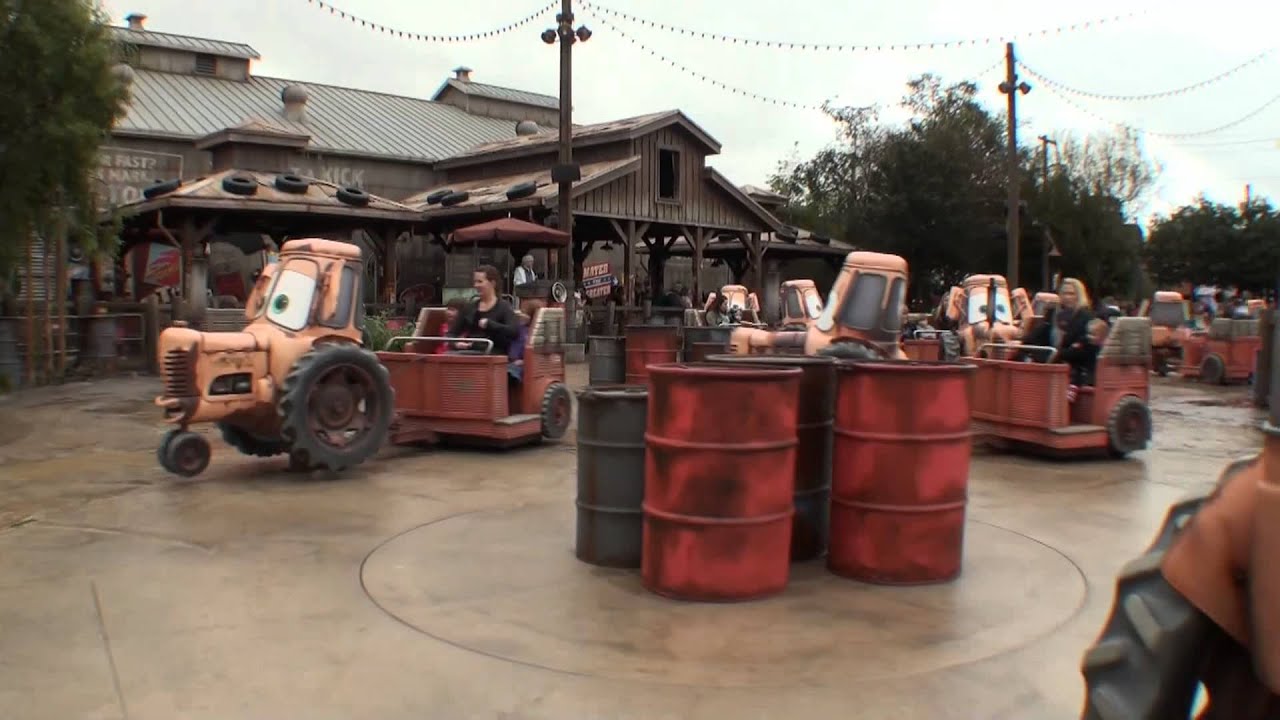 Disneyland California Adventure Mater's Junkyard Jamboree 1080P - YouTube
