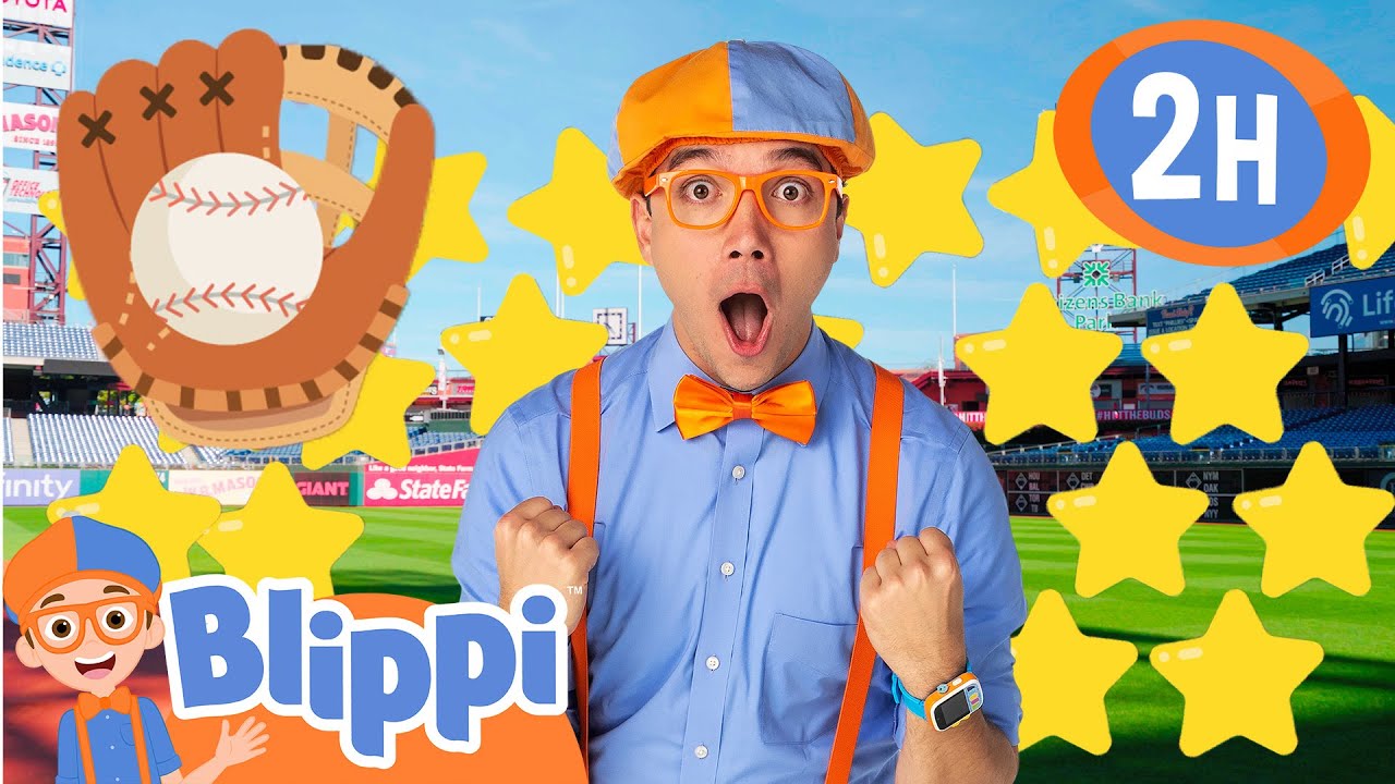 All Star Blippi: Home Run Swing | BLIPPI | Educational Kids Videos ...