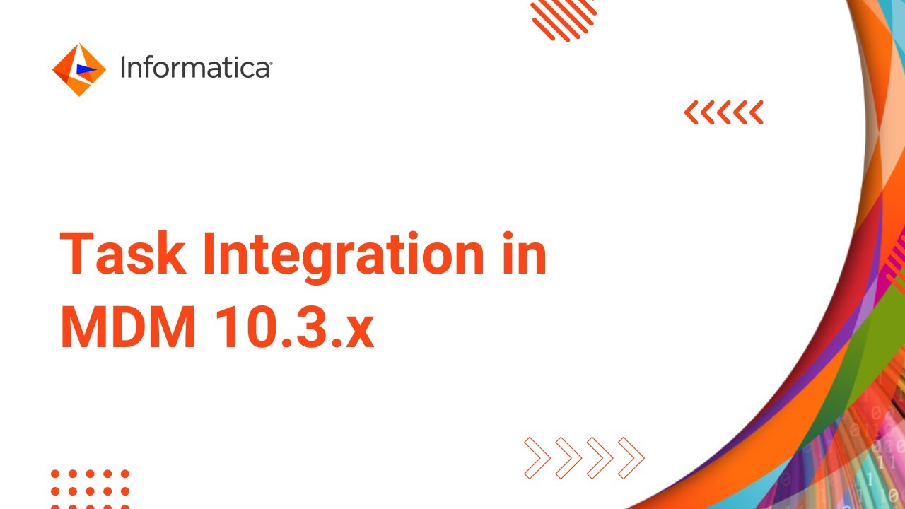 Task Integration in MDM 10.3.x - YouTube