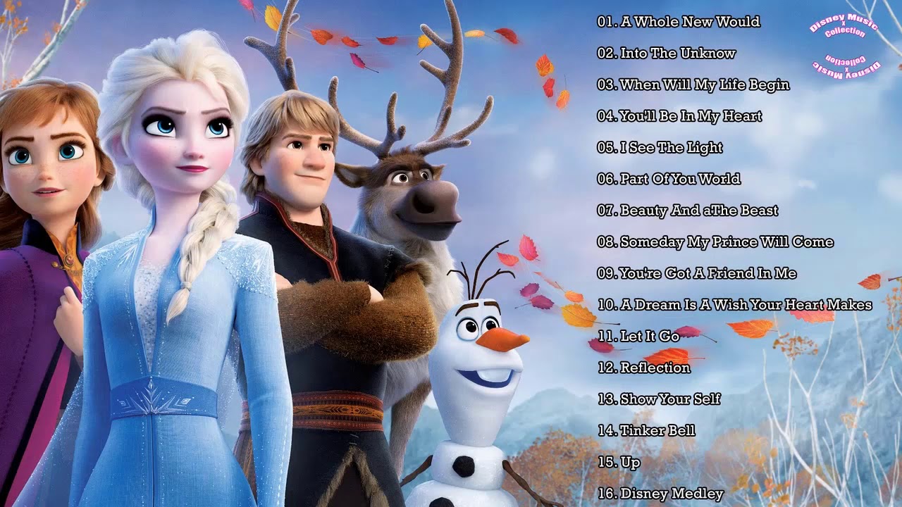 Non-Stop WALT DISNEY SONGS _ Relaxing Classic Disney Music for kids ...