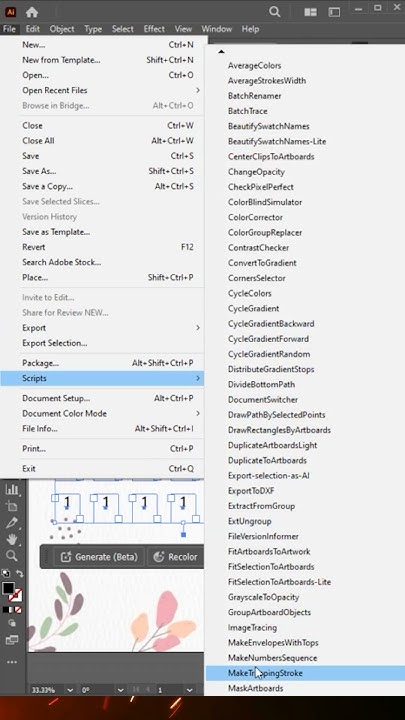 Easily Generate Number Sequences in Illustrator – Must Have Script! - YouTube