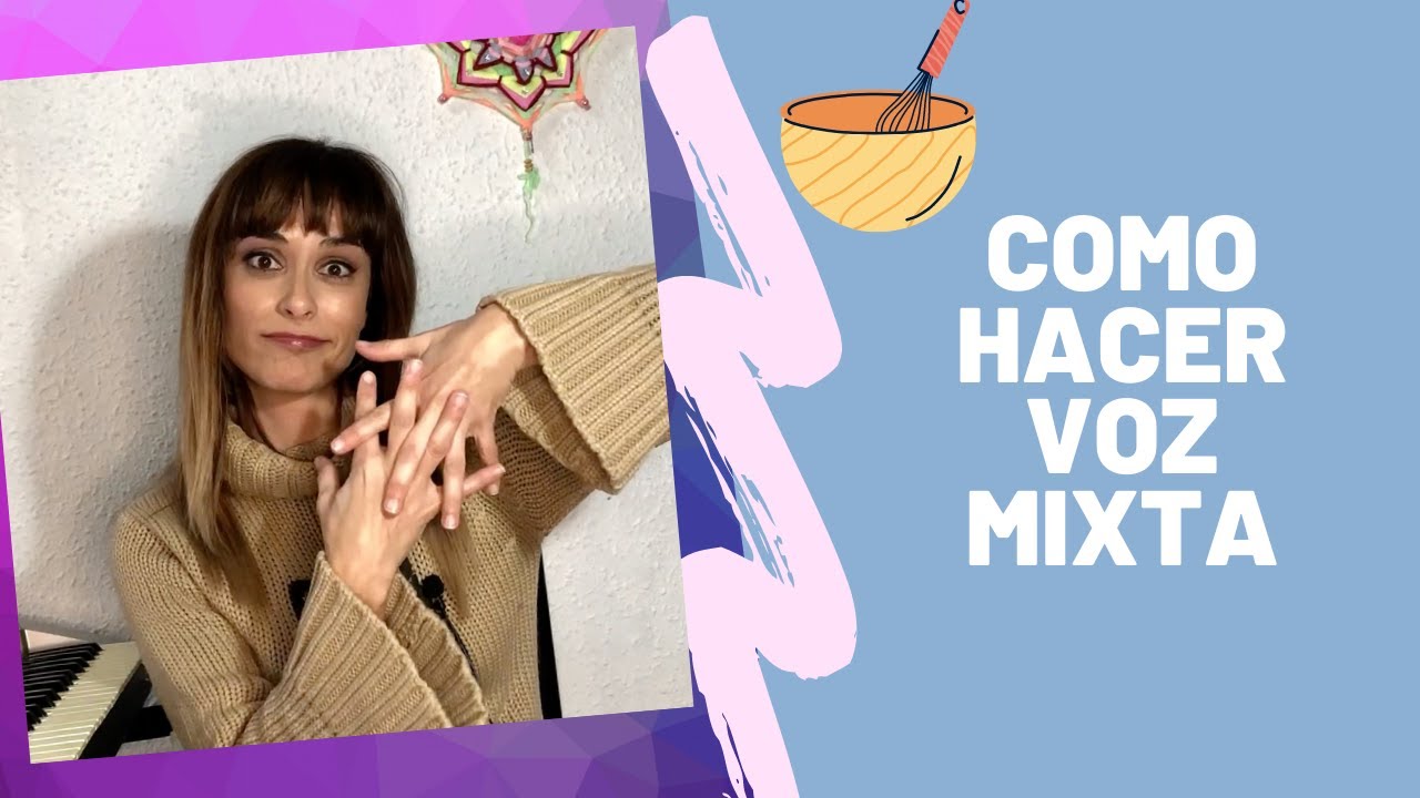 COMO HACER VOZ MIXTA ( Parte 1)...Aprende a cantar. Voz de pecho y voz ...