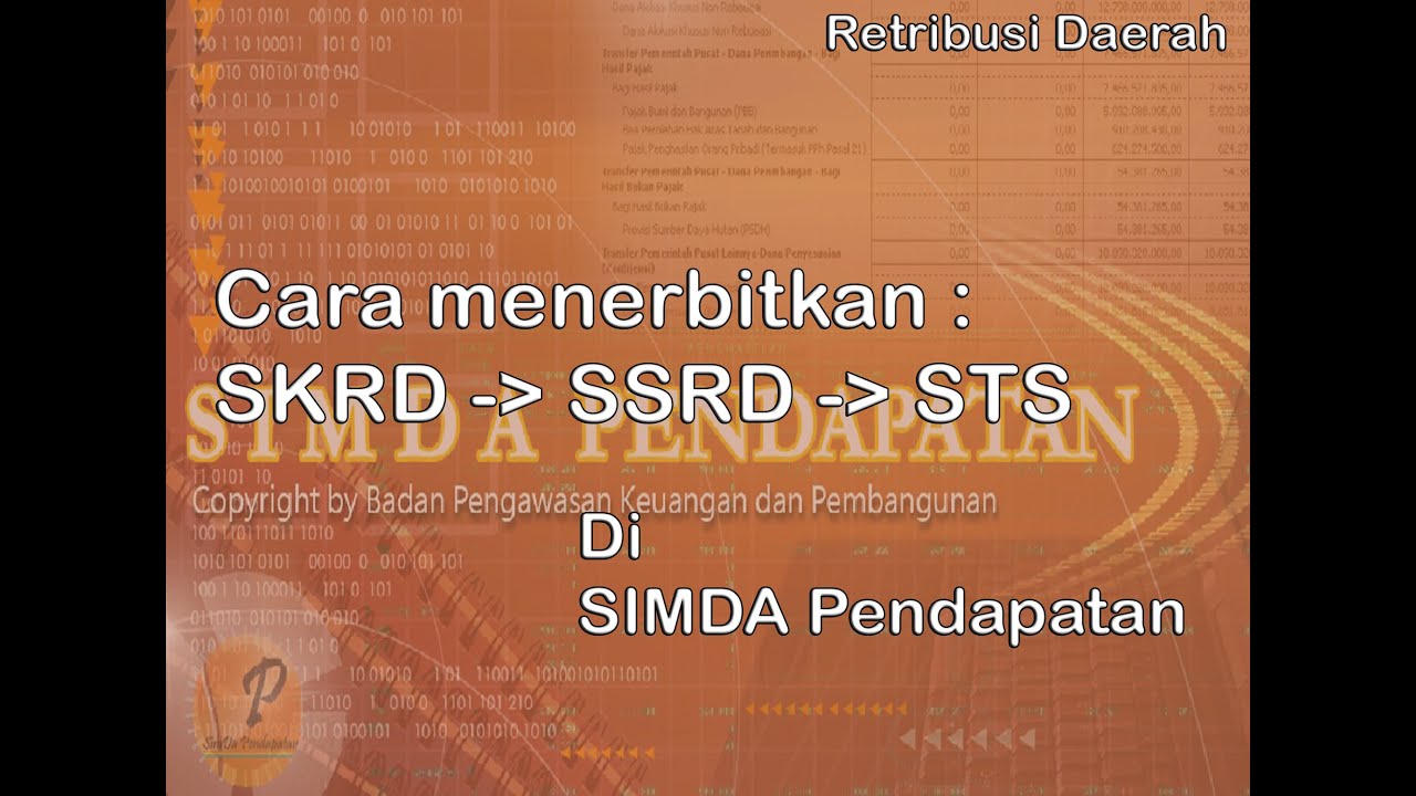 Panduan Simda Pendapatan, membuat Surat Ketetapan Retribusi Daerah ...