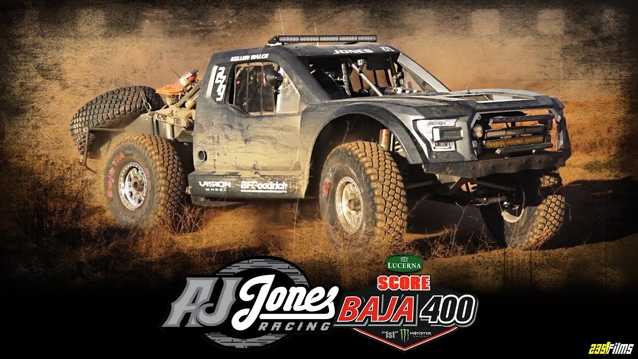 Aj Jones Racing takes 4th at the Inaugural 2019 SCORE Baja 400 - YouTube