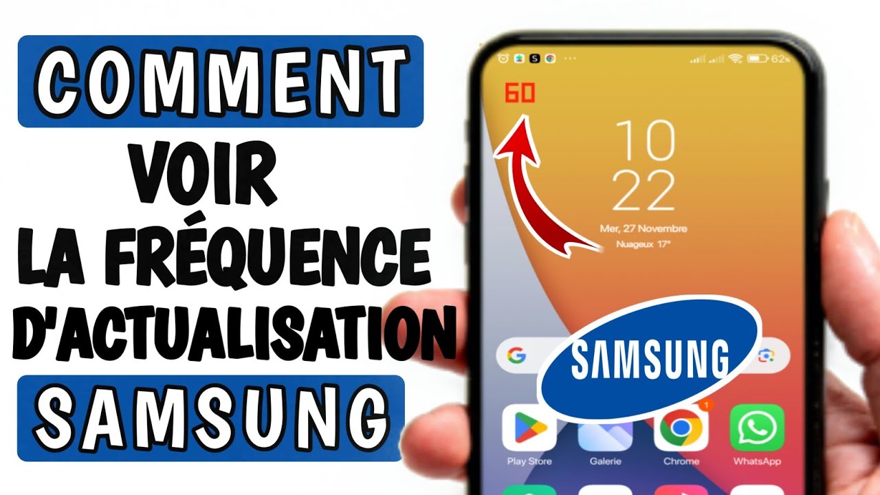 Comment afficher le taux de rafraîchissement de l'écran FPS sur Samsung ...