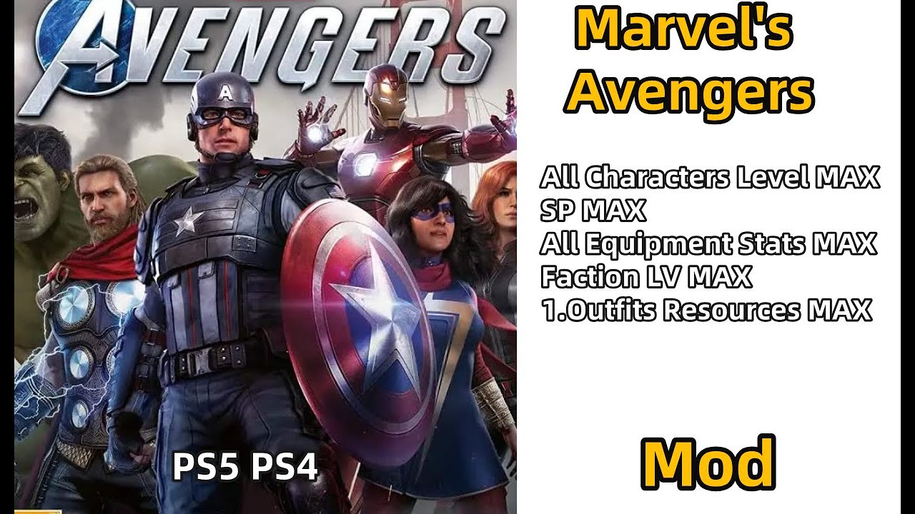 Marvel Avengers Mods Cheats Save Modding - YouTube